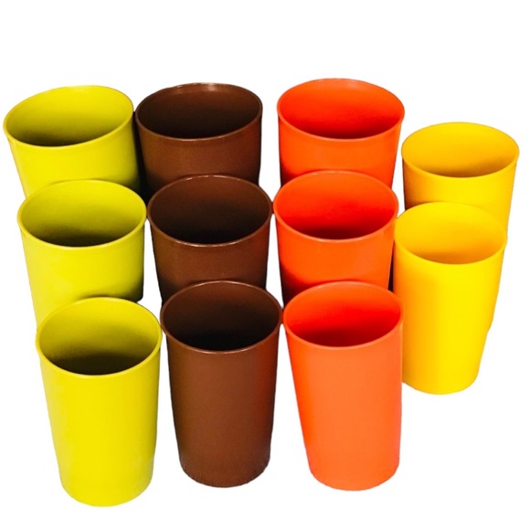 Tupperware | Kitchen | Vintage Tupperware Plastic Drinking Glasses Set ...